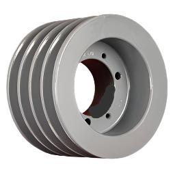 4-3V335SH Four Groove Heavy Duty QD 3V Sheaves 3.35" O.D. — Red Boar ...
