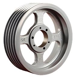 5-3V3350E Five Groove Heavy Duty QD 3V Sheaves 33.5" O.D. — Red Boar ...