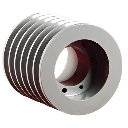 6-3V650SK Six Groove Heavy Duty QD 3V Sheaves 6.5" O.D. — Red Boar ...