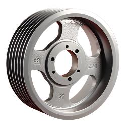 6-3V2500E Six Groove Heavy Duty QD 3V Sheaves 25.0" O.D. — Red Boar ...