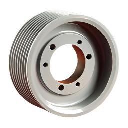 8C140F Heavy Duty Eight Groove QD C Sheave 14.4" O.D. — Red Boar Chain ...