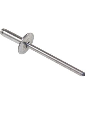 SBS-68L 3/16" Large Flange Head Blind Rivet - Steel/Steel - .376" to ...