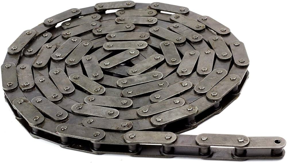 C2060H Heavy Conveyor Roller Chain 10FT Roll with Connecting Link — Red ...