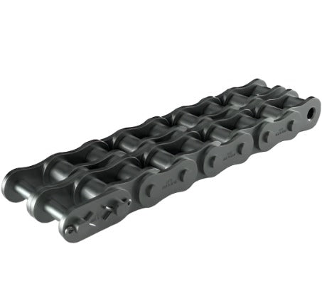 HKK #60-2R Duplex Riveted Superior Capacity Plus Roller Chain 3/4" Pit ...