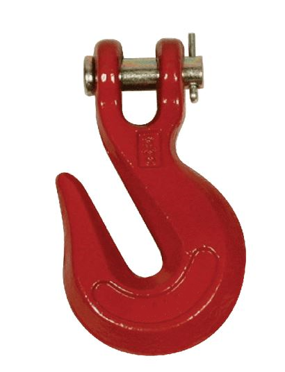 5/8" Grade 80 Clevis Grab Hook W/ Cradle - Red / Forged Steel — Red ...