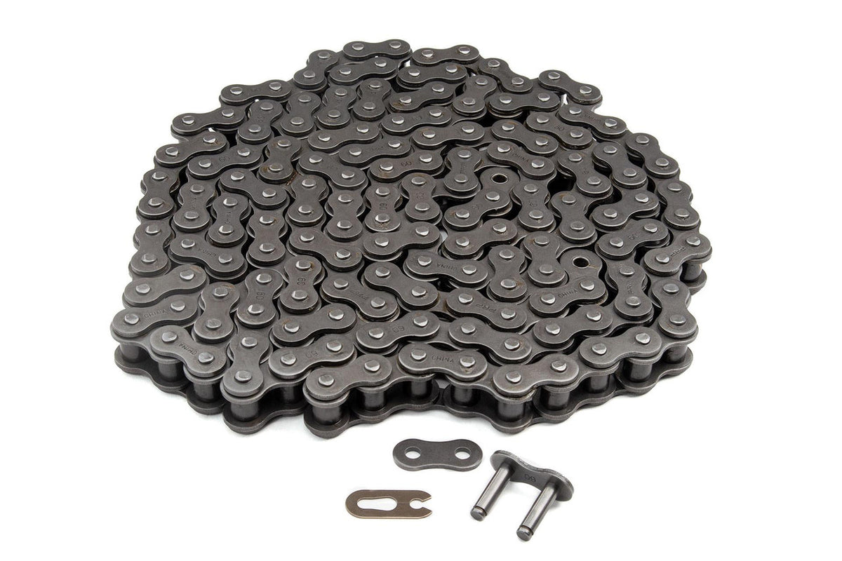#415H Heavy Riveted Roller Chain with Connecting Link — Red Boar Chain ...
