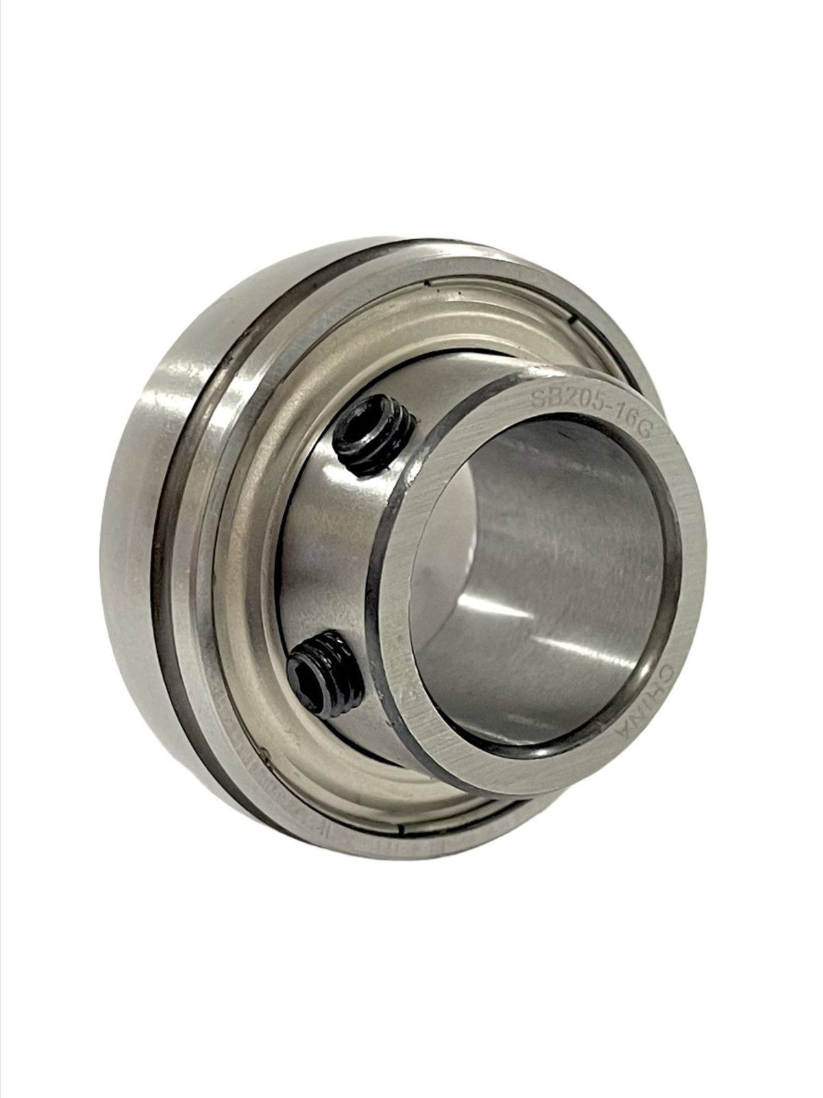 SB-207-22G 1-3/8" SB Narrow Inner Ring Set Screw Insert Bearing Grease ...