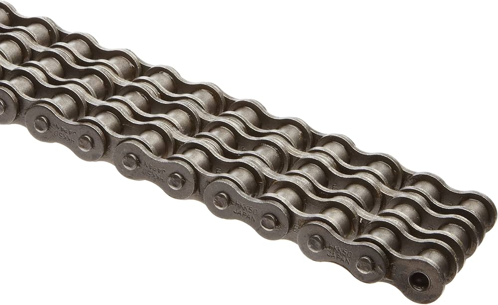 HKK #80-3R Triplex Riveted Superior Capacity Plus Roller Chain 3/4" Pi ...