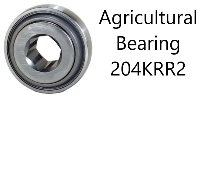 204KRR2 Radial Deep Groove Ball Bearing 11/16" HEX — Red Boar Chain ...