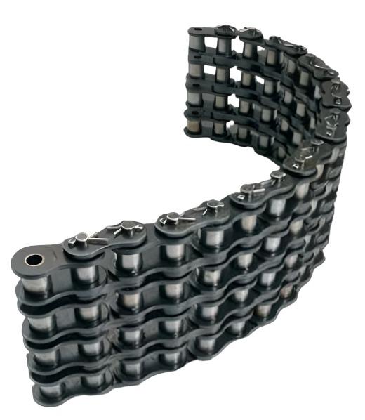 #40-4 Fourplex Strand Riveted Roller Chain, includes FREE Connector ...
