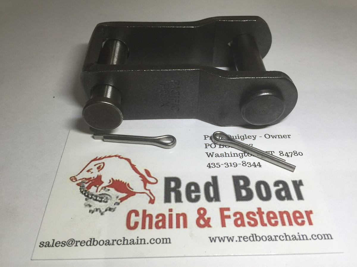 667XH Pintle Chain Connecting Repair Link with Pins and Cotters — Red ...