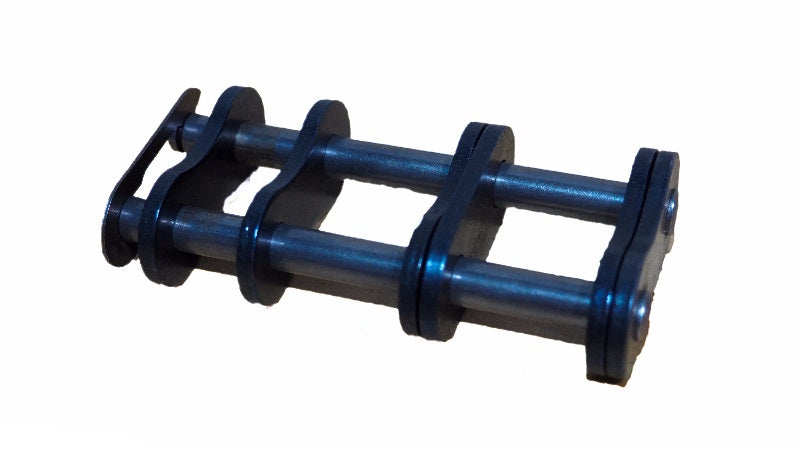 #80-3-C/L Triplex Connecting Roller Chain Link, Quantity 5 Pack — Red ...